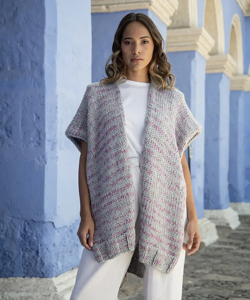 Midnight Ruana - Yarn Patterns - Yarnalia